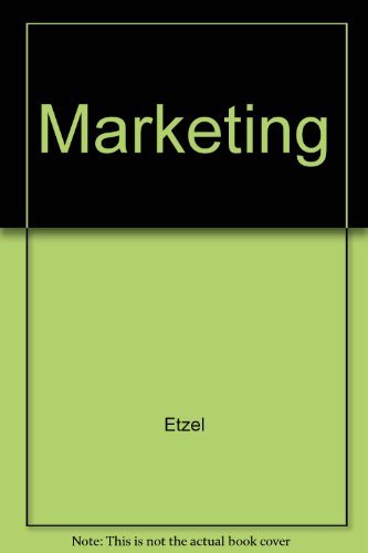 Marketing: Michael Etzel: 9780071180344: Amazon.com: Books