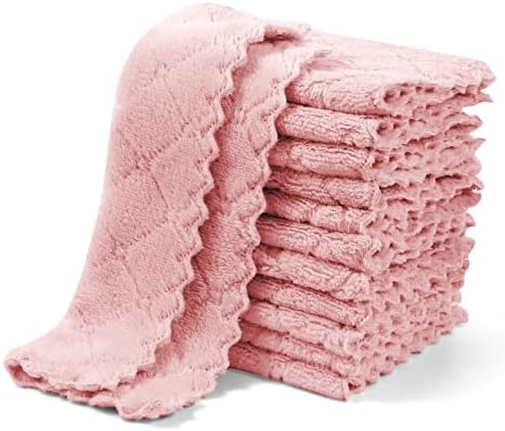 Amazon.com: Macarrie Pink Bow Hand Towels Set Pink Coquette Kitchen ...