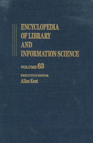 Amazon.com: Encyclopedia of Library and Information Science: Volume 63 ...