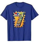 Amazon.com: Marvel Avengers Team Retro Comic Vintage Graphic T-Shirt ...