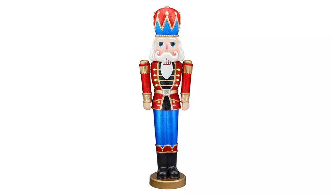 Amazon.com: 6-Ft LED & Musical Nutcracker with Motion Activation ...