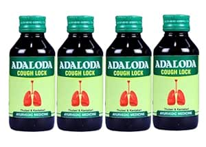 Buy adaloda cough lock - 100% ayurvedic cough syrup 100 ml (pack of 4 ...