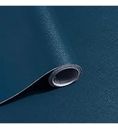 Safiyya Blue Silk Peel and Stick Wallpaper Textured Dark Blue Contact ...