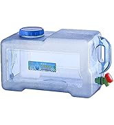 RuiDay 5-22L Water Container with Tap,Portable Plastic Camping Water ...