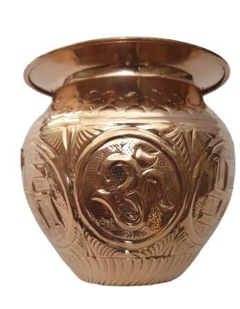 Buy TARA Metal Metal World KumKum Brass Lota/Sombu for Pooja with ...