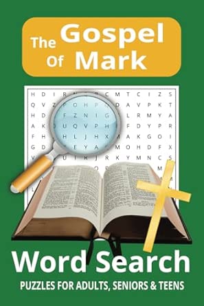 Gospel of Mark Word Search Puzzle: Word Search with Easy to Read print ...