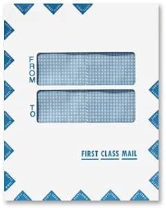 Amazon.com : EGP Double Window First Class Mail Envelope - Peel & Seal ...