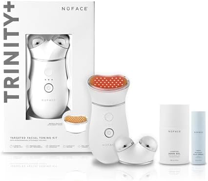 Amazon.com: NuFACE TRINITY+ Microcurrent Facial Device, Wrinkle Reducer ...