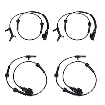 Amazon.com: 4Pcs Front Rear Left Right ABS Wheel Speed Sensor ...