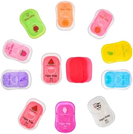 Amazon.com: Bamsod Mini Hand Soap Sheets Antibacterial Soap Paper ...