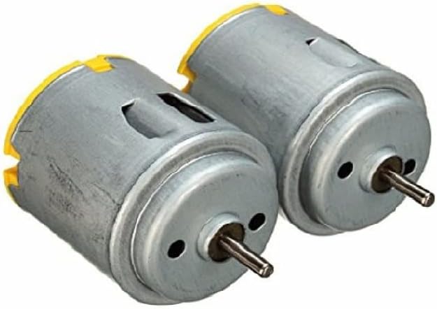 ERH India 2 Pcs Round DC Motor set for DIY Electronic Projects and ...