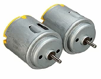 ERH India 2 Pcs Round DC Motor set for DIY Electronic Projects and ...