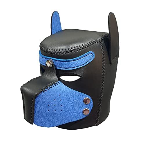 Amazon.com: Pet Play Full Head Leather Dog Mask : Handmade Products