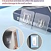 Amazon.com: Transparent Double-Sided Adhesive Wall Hooks, Double-Sided ...