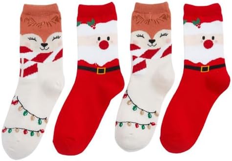 LC WAIKIKI Girl Christmas Themed Ankle Socks 2 Pack 30-32 - Red: Buy ...