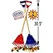 Amazon.com: Matty's Toy Stop 30.5" Heavy Duty Wooden Kids Lawn Rakes ...