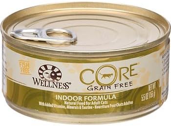 Amazon.com : Wellness CORE Indoor Canned Cat Food, 5.5 oz.24 : Wet Pet ...