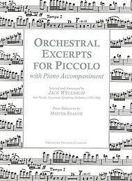 Orchestral Excerpts for Piccolo. By Peter Ilyich Tchaikovsky Igor ...