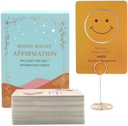Positive Affirmations Cards for Women | Motivational Cards with Thought ...