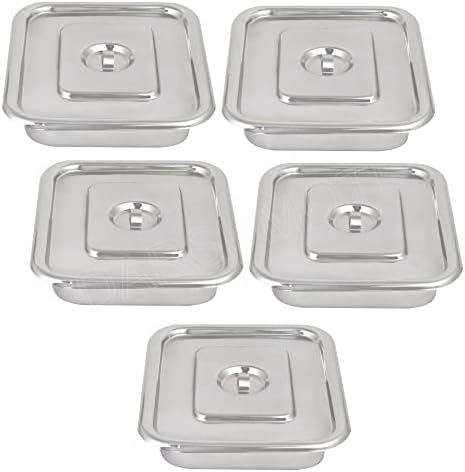 DARSHMOTI® Stainless Steel Instrument Tray (12''x10'' inches) Pack of 5 ...