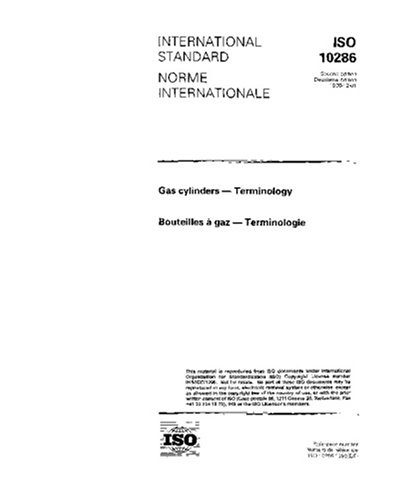 ISO 10286:1996, Gas cylinders - Terminology: International Organization ...
