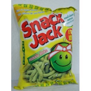 Amazon.com : Thai Snack Snack Jack Green Pea Snack Original Flavor 70g ...