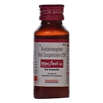 Macfast 125 - Bottle of 60 ml Suspension : Amazon.in: Health & Personal ...