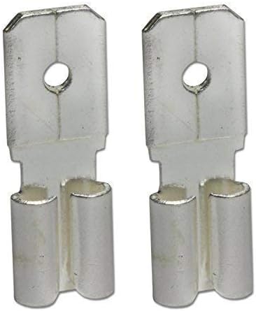 Amazon.com: EBC Pair of F1 to F2 Faston Terminal Adapters for Lead Acid ...