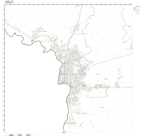 Laredo, TX ZIP Code Map Not Laminated: Amazon.com: Office Products