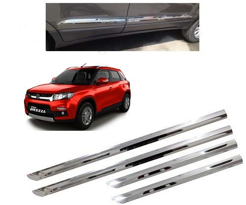 Neeb Tradres Maruti Suzuki Vitara Brezza Car Side Beading Steel with ...