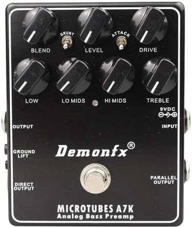 Amazon.com: Demon Fx DemonFx A7K Overdrive Darkglass B7K Bass Pedal ...