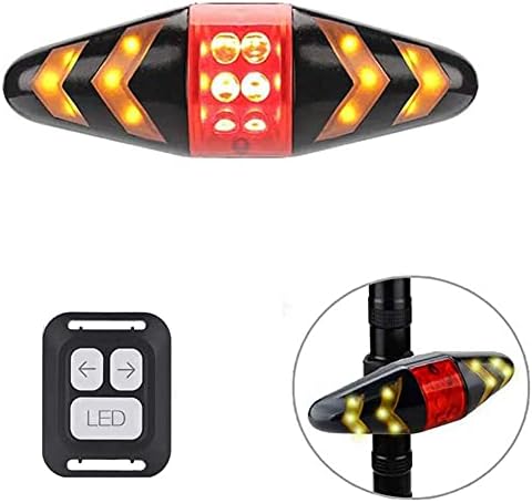 BIKUL Wireless Remote Control Bike Tail light Mountain Bicycle Safety ...