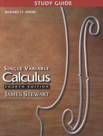 Buy Study Guide for Stewart's Single Variable Calculus Book Online at ...