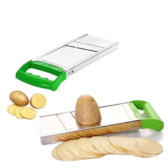 Ayzal Branded Stainless Steel Premium Multipurpose Potato/Onion Slicer ...