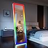 Amazon.com: Koonmi LED Full Length Mirror, 63"x20" Full Length Lighted ...