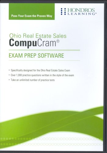 Ohio Real Estate Sales Exam CompuCram Exam Prep Software by Hondros ...
