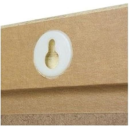 20 x 25mm Plastic Keyhole Hangers for Block Mounts : Amazon.co.uk: DIY ...