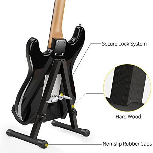 Snapklik.com : Guitar Stand, Wood Acoustic Guitar Stand, Mini Electric ...