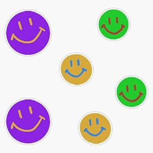 Amazon.com: Kidcore Smileyfaces Sticker Vinyl Waterproof Sticker Decal ...