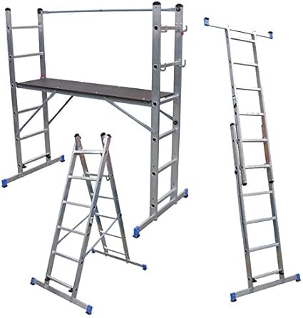 Multi Purpose Platform and Scaffold Combination Step Ladder, Work ...