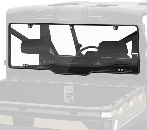Amazon.com: A & UTV PRO Rear Windshield, Full Size Rear Window for 2017 ...