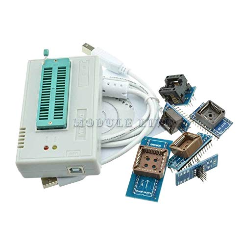 1Pcs 13000 ICS TL866CS Programmer USB 2.0 EPROM Flash BIOS 6 Adapter PLCC IC Universal ...