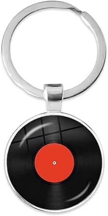 Amazon.com: Vinyl Record Player Keychains for DJ Music Lover Gifts for ...