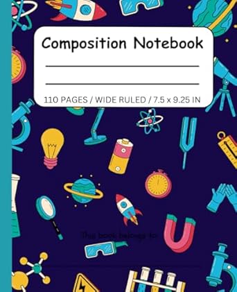 Blue Composition Notebook Wide Ruled: Perfect for Note Taking ...