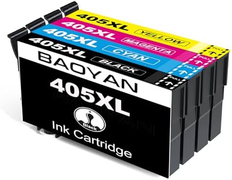 BAOYAN 405XL Ink Cartridge Multipack Compatible for Epson 405XL Ink ...