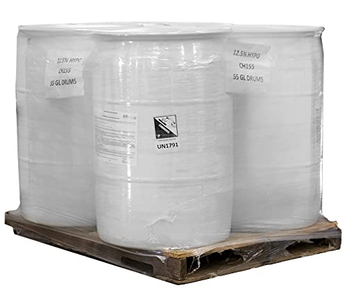 Bulk Liquid Chlorine (12.5-15% Sodium Hypochlorite) 4-55 Gallon Drums ...