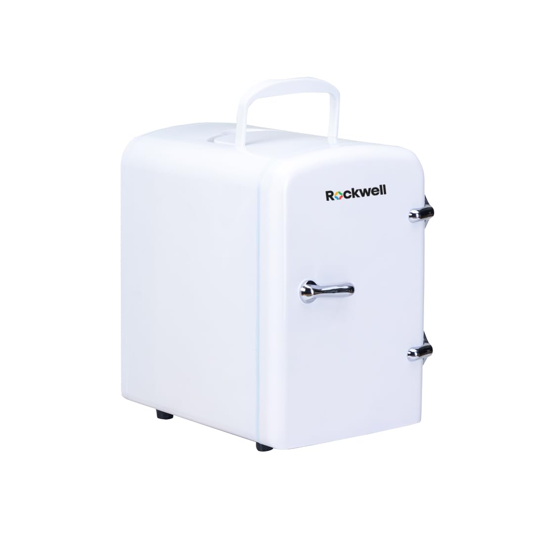 ROCKWELL 4L Car Mini Fridge and Warmer, AC/DC Portable Thermoelectric ...