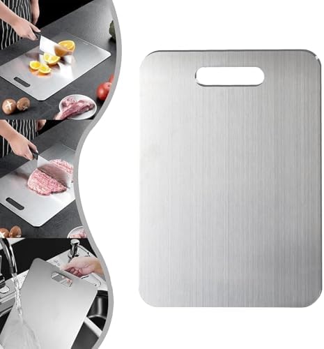 Amazon.com: Titanium Cutting Board - 100% Pure for Kitchen - Cutting ...