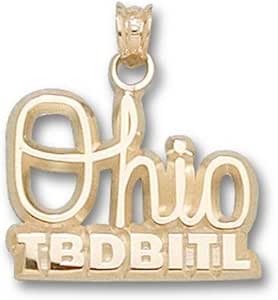 Amazon.com: Ohio State University Script "Ohio Tbdbitl" 1/2 Inch - 14K ...