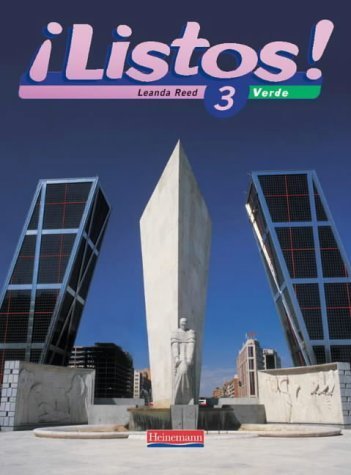 Listos! 3 Verde Pupil Book (Listos for... by Reed, Leanda